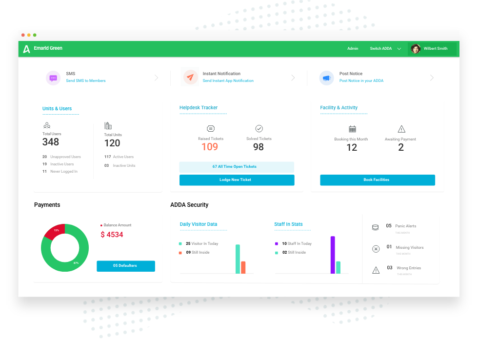 ADDA: Apartment Society Management & Accounting Software