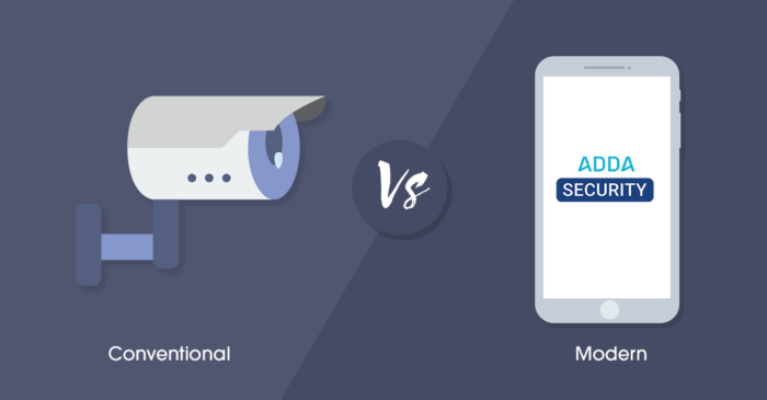 Conventional Security Systems v/s modern Security systems in apartment