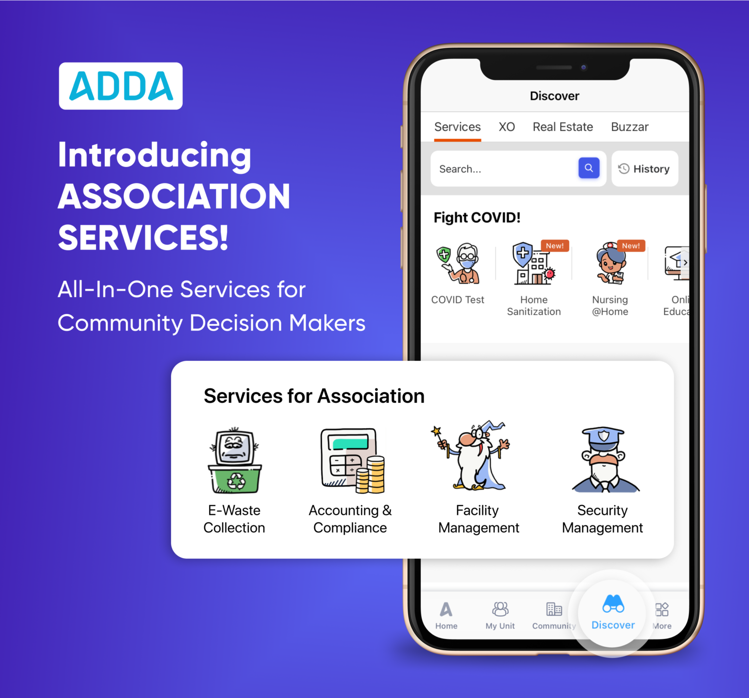 Services for Association - ADDA Discover Launch - ADDA BLOG
