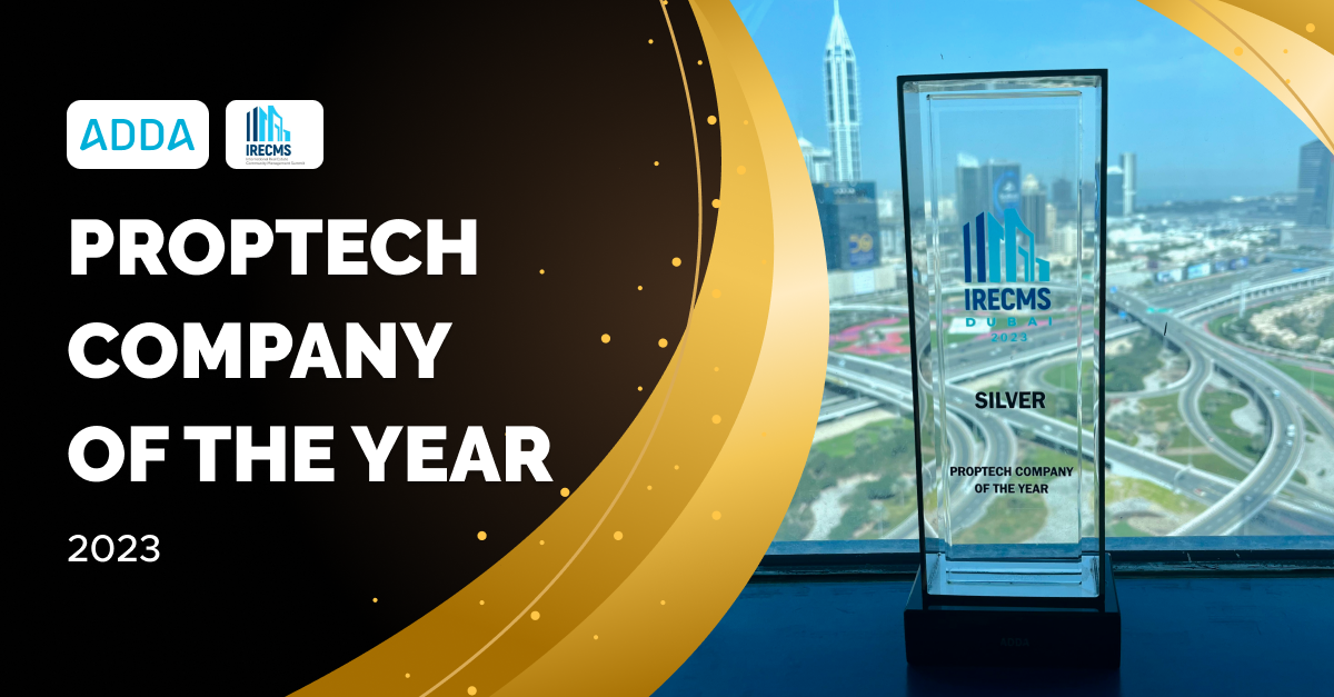 IRECMS UAE 2023 | ADDA: Proptech Company Of The Year
