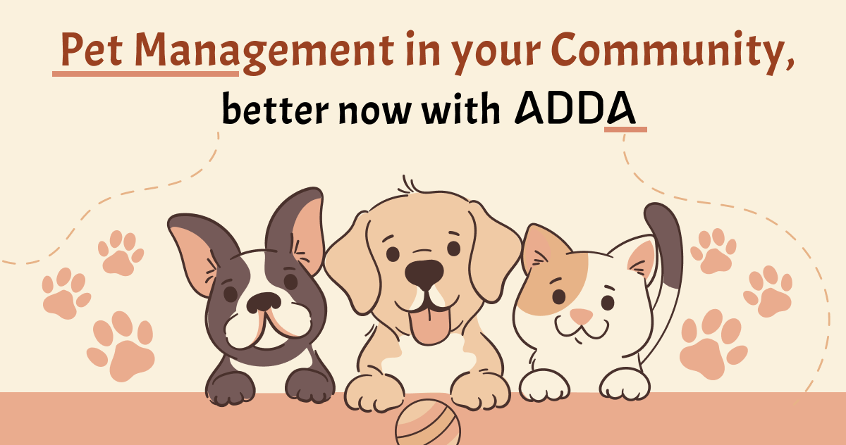 Pet Management Feature For Communities | ADDA