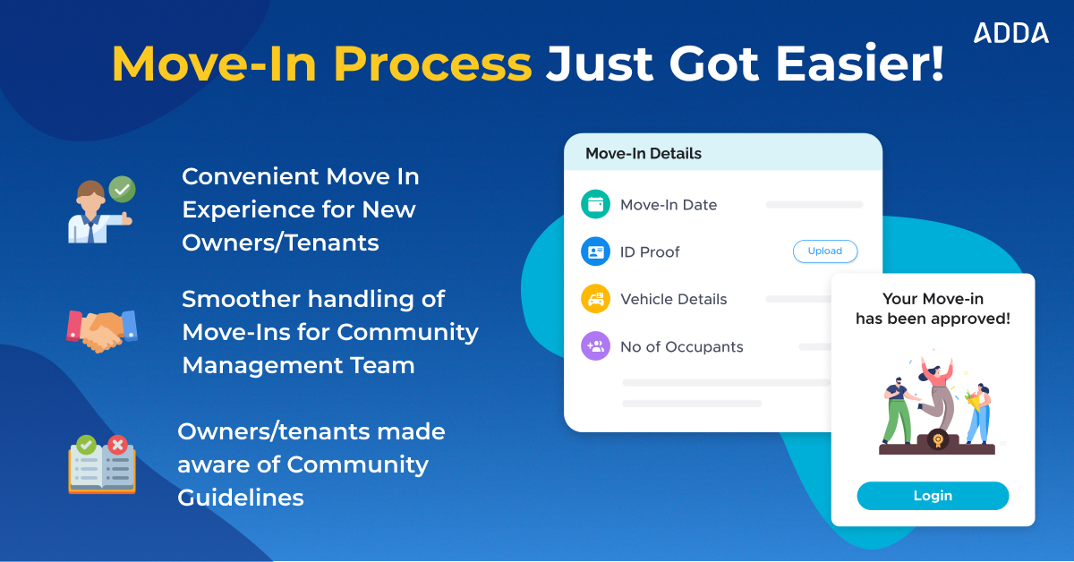 Bringing to you a Simplified Move-In process! - ADDA BLOG