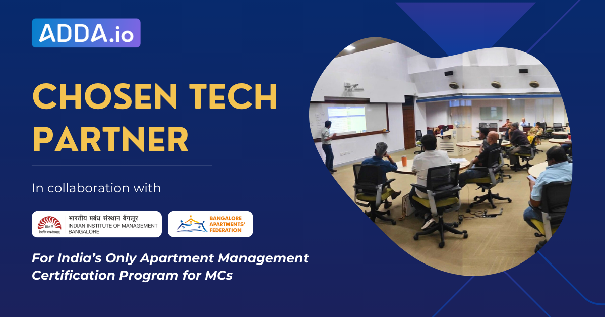 IIM-Bangalore Choose ADDA for MC Certification Program