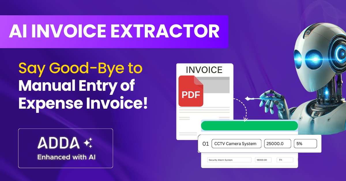 ADDA AI Invoice Extractor: Say Goodbye to Manual Invoice Entry