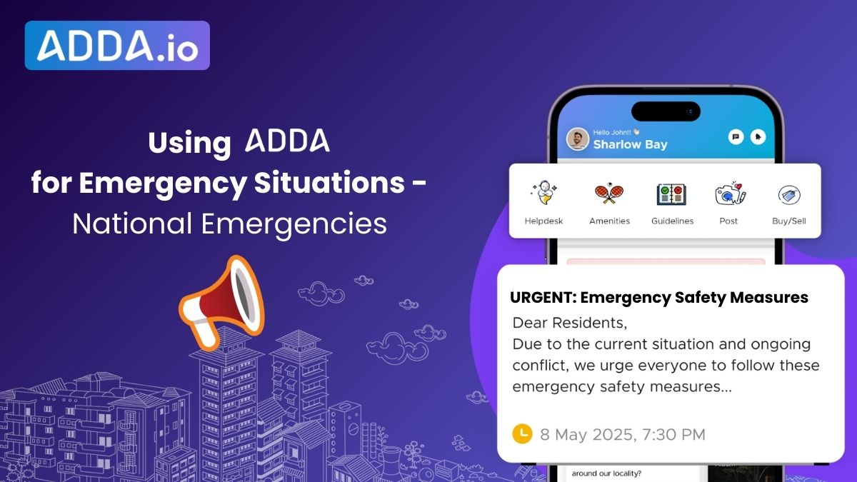 Using ADDA for Emergency Situations - National Emergencies - ADDA BLOG